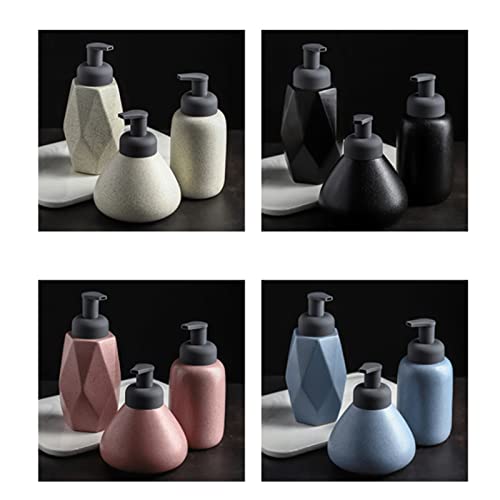 Soap Pump Dispenser Ceramic Liquid Foam Soap Dispenser Portable Shampoo Conditioner Body Wash Lotion Pump Bottle Bathroom Accessories Bottles Dispenser (Color : B1)