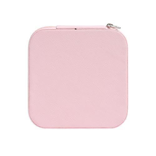 Parima Graduation Gifts for Her - Trendy Travel Jewelry Case, Personalized Gifts - Pink Travel Jewelry Box | Birthday Gifts for Women Mothers Day Gifts for Women | Travel Jewelry Case