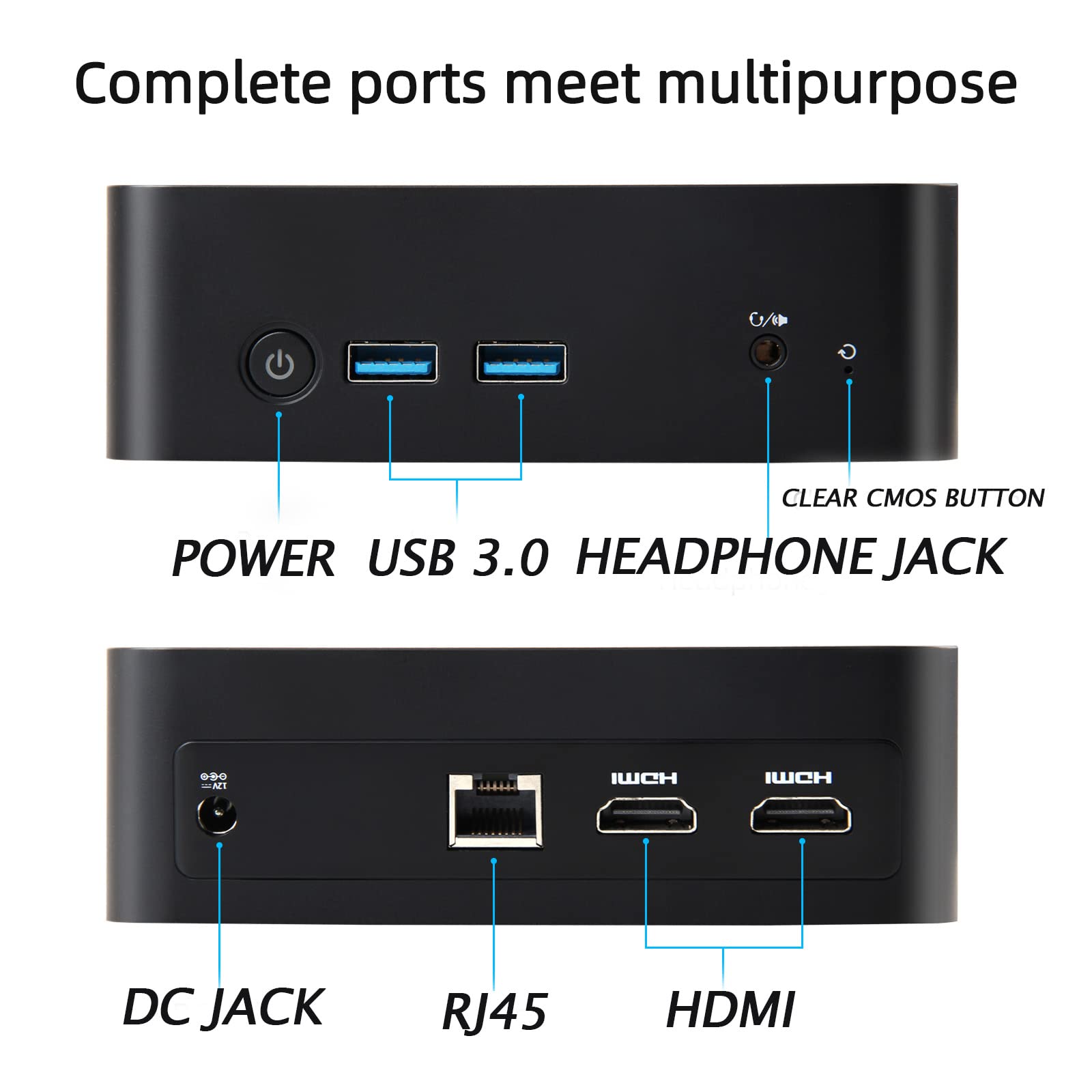 KOOSMILE Mini Pc Intel N5095 (Up to 2.9 GHz),Windows 11 Pro Mini Desktop Computer,16GB DDR4 RAM, 512GB M.2 SATA SSD (Up to 2TB) Small PC Support 4K UHD/Dual HDMI/ USB3.0/ BT4.0/2.4G+5G WiFi…