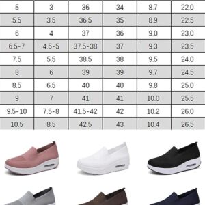 XGBYR Women's Orthopedic Sneakers, 2023 New Mesh Up Stretch Platform Sneakers Comfortable Casual Fashion Sneaker Walking,Zapatos Ortopédicos para Mujer (Grey,39)