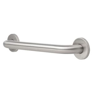 homewerks 068 hw11416ss 24 inch bathroom grab bar with 1-1/4 inch diameter and concealed screws ada compliant, stainless steel