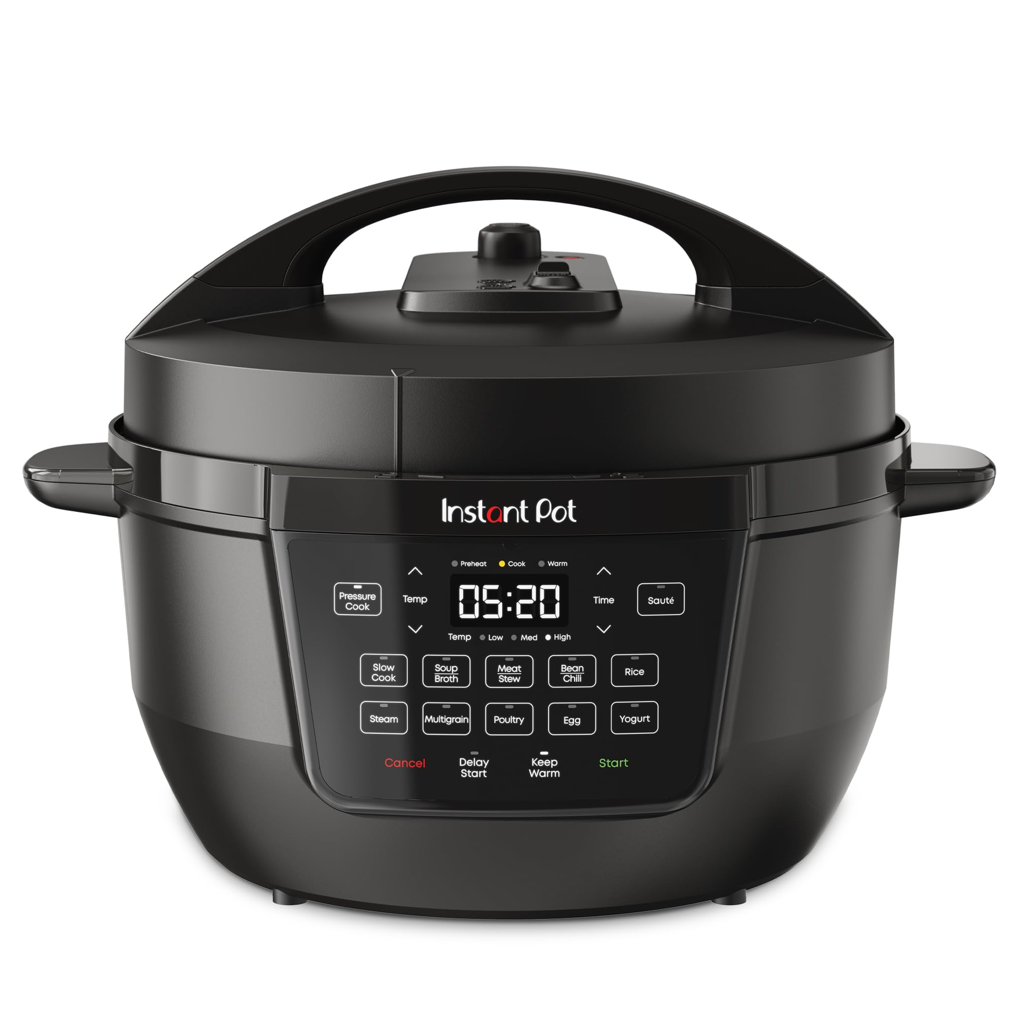 Instant Pot RIO Wide Base, 7.5 Quarts, Large Searing Base, WhisperQuiet Steam Release, 7-in-1 Electric Multi-Cooker, Pressure Cooker, Slow Cooker, Rice Cooker, Steamer, Sauté, Yogurt & Warmer