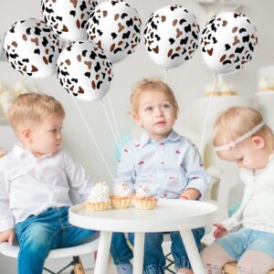 Hiboom 50 Pcs Cow Balloons Latex Balloons Funny Print Cow Farm Balloons for wedding Birthday Party Supplies Decorations