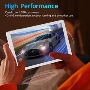 Naroote 10.1 Inch Tablet, 1280x800 Resolution 100-240V 3G Calling Tablet for Travel for Android 5.1 (US Plug)