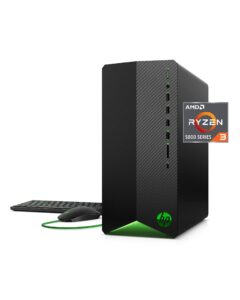 hp newest pavilion gaming desktop computer, amd 6-core ryzen 5 5600g processor amd radeon rx5500 4 gb, 16gb ram, 1tb pcie nvme ssd,mouse and keyboard, win 11 home.w/elmtech