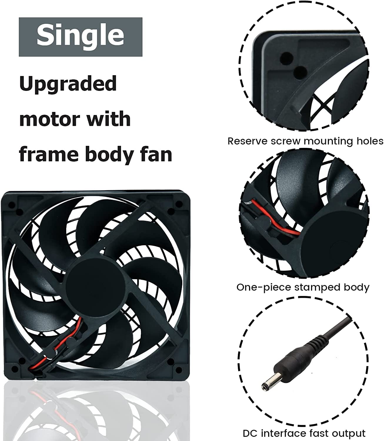 Solar Panel Fan Kit, Himino 10W Dual Fan with 6.5Ft/1.9 m Cable for Small Chicken Coops, Greenhouses, Doghouses,Sheds,Pet Houses, Window Exhaust