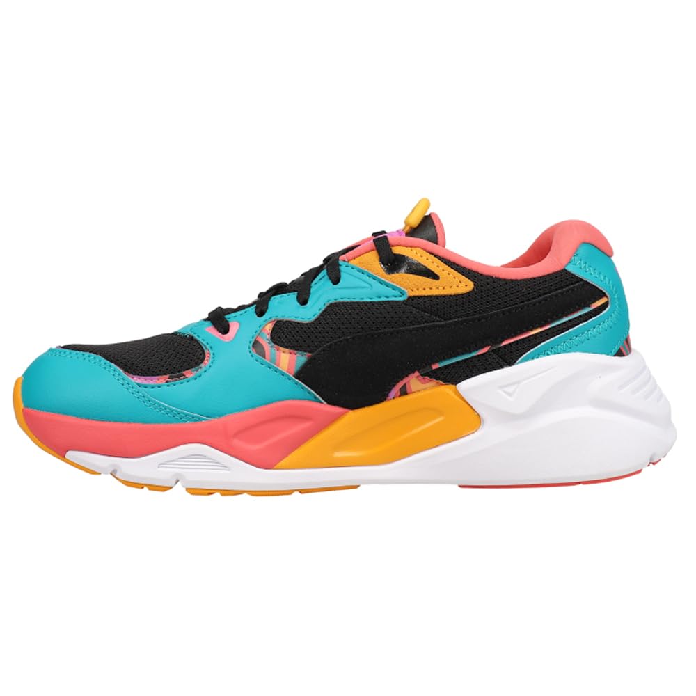 Puma Womens TRC Mira Lava Lace Up Sneakers Shoes Casual - Black, Blue, Orange, Yellow - Size 7 M