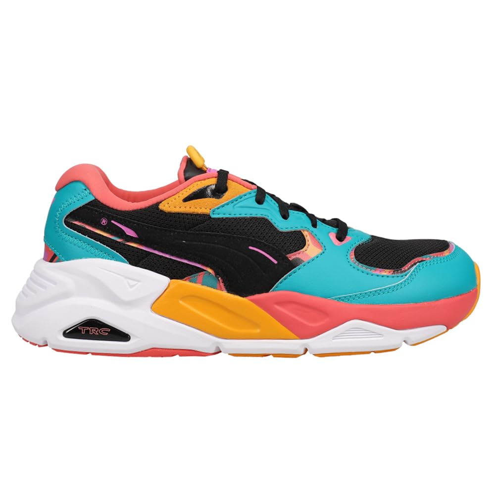 Puma Womens TRC Mira Lava Lace Up Sneakers Shoes Casual - Black, Blue, Orange, Yellow - Size 7 M