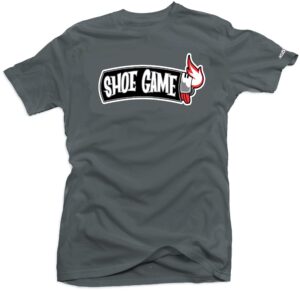 snelos shirt to match sneaker jordan 13 black flint match jordan tee | (shoe game lit) gray | xx-large