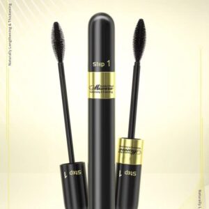 2 PCS Thrive Mascara,2 In 1 4D Lash Cosmetics Vibely Mascara 5x Longer Waterproof telescopic mascara,For Natural Lengthening And Thickening Effect Long-Lasting Dense Curled No Clumping