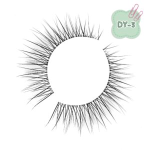 Lashes Natural False Eyelashes Soft Wispy Lashes Faux Mink 11mm False Lashes Chiref Fluffy Curly False Eyelashes Natural Look Lashes 3D 5 Pairs DY-3-Funny