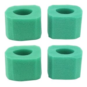 jeanoko 4pcs pool filter cartridge sponge reusable durable practical filter foam replacement filter sponge filter foam for home outdoors pool pump use garden entertainment