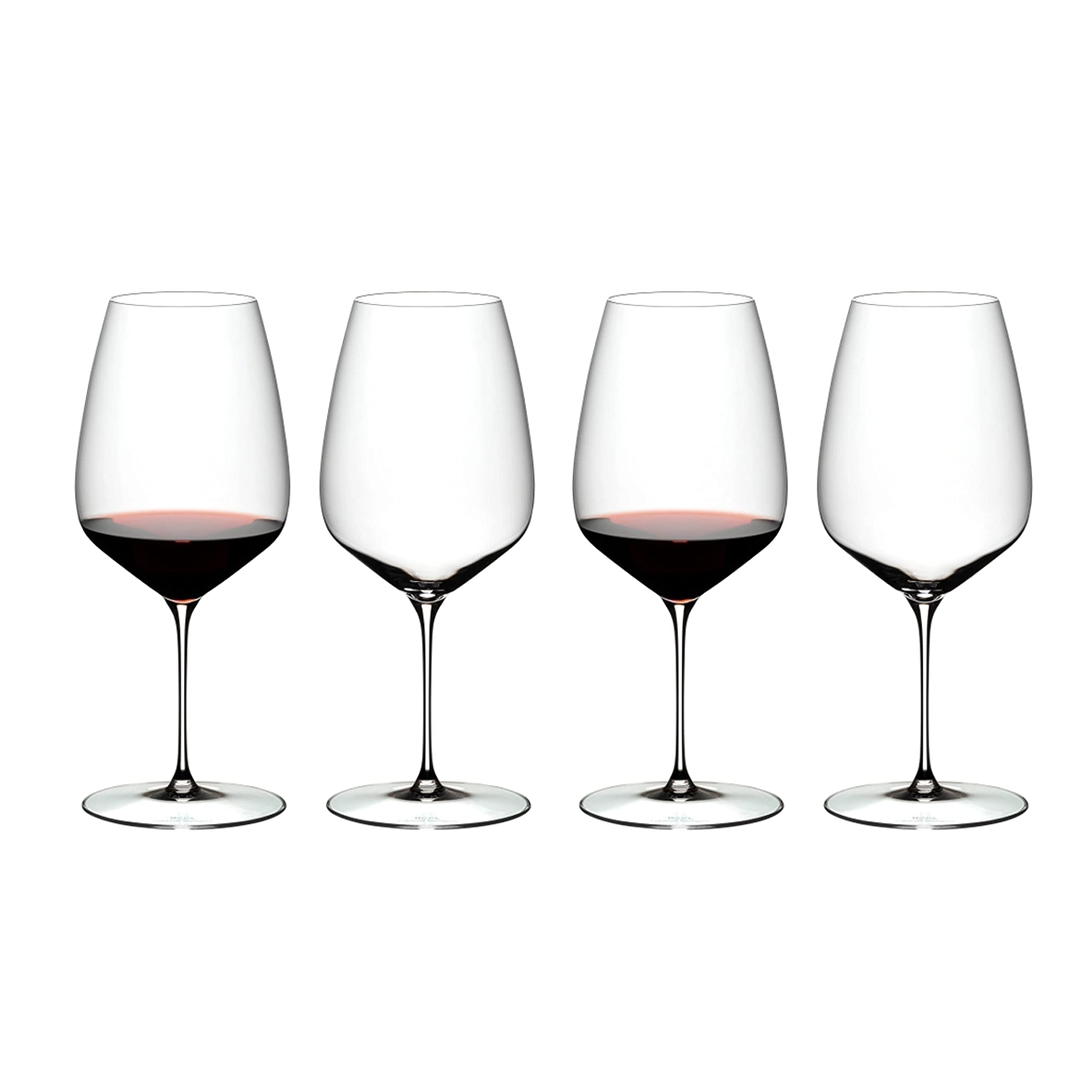 Riedel Veloce 4-Piece Cabernet/Merlot Wine Glass Set, 28 oz