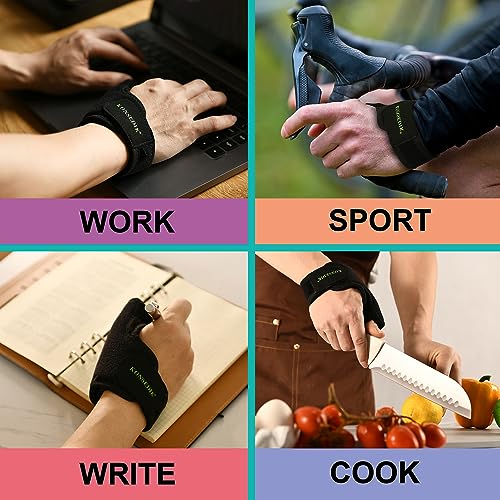 KONSEDIK Thumb Brace,Spica Splint Support for Women&Men Right & Left Hands,Stabilizer for Arthritis,De Quervains Tenosynovitis,CMC Joint,Trigger Finger,Carpal Tunnel(Medium)