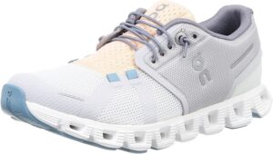 on women's cloud 5 push sneakers, glacier/undyed white, 6.5