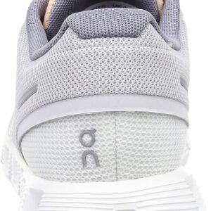 ON Women's Cloud 5 Push Sneakers, Glacier/Undyed White, 6.5