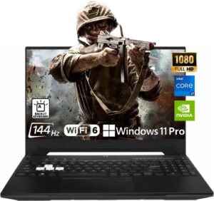 asus tuf dash gaming laptop, 15.6" fhd 144hz, intel core i7-12650h, windows 11 pro, 64gb ram, 2tb ssd, geforce rtx 3070, wifi 6, thunderbolt 4, backlit keyboard, rj-45, type-c, durlyfish