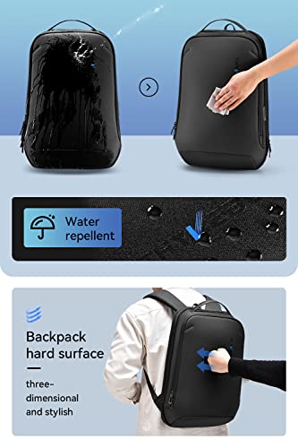 Thykebo High Tech Backpack for Men,Slim Laptop Backpack with USB Charging Port,Waterproof Business Backpack Ideal for Working,Daily