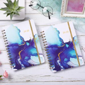 2024-2025 Planner - Academic Planner 2024-2025, Jul.2024 - Jun.2025, 6.3" x 8.4", Planner 2024-2025 Daily Weekly and Monthly, Perfect for Life Organizing - Indigo