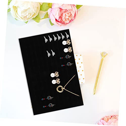 MAGICLULU Jewelry Trays 8pcs Jewelry Box Ring Jewelry Box Organizer Earring Stud Organizer Jewelry Organizer Case Black Sponge Lining Earrings Foam Showcase Pads