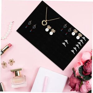 MAGICLULU Jewelry Trays 8pcs Jewelry Box Ring Jewelry Box Organizer Earring Stud Organizer Jewelry Organizer Case Black Sponge Lining Earrings Foam Showcase Pads