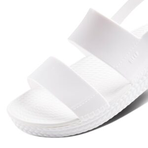 Reef Women's Water Vista Sandal, White Shine, 6