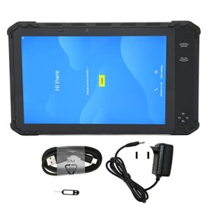 AMONIDA Rugged Tablet, NFC Support Outdoor Tablet PC IPS Screen 100‑240V 10000mAh for Harsh Working Environments (US Plug)