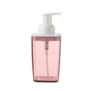 soap pump dispenser 420ml transparent foam pump bottles bathroom soap bottles press type dispenser，for bathroom kitchen home hotel bottles dispenser (color : 1)