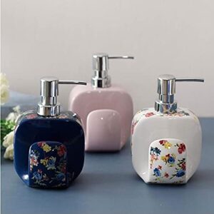 Soap Pump Dispenser Ceramic Bathroom Soap Dispenser Home Hotel Modern Bathroom Soap Dispenser, Kitchen Home Hotel Bathroom Accessories Bottles Dispenser (Color : B)