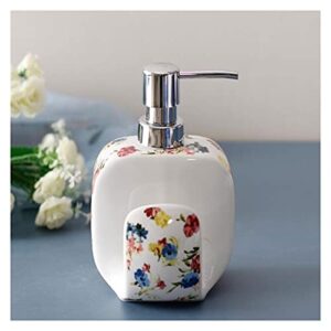 soap pump dispenser ceramic bathroom soap dispenser home hotel modern bathroom soap dispenser, kitchen home hotel bathroom accessories bottles dispenser (color : b)