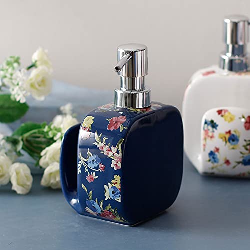 Soap Pump Dispenser Ceramic Bathroom Soap Dispenser Home Hotel Modern Bathroom Soap Dispenser, Kitchen Home Hotel Bathroom Accessories Bottles Dispenser (Color : B)