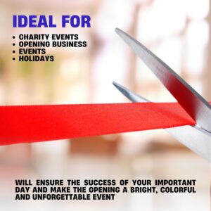 25" Blue Grand Opening Scissors – Blue Giant Scissors for Ribbon Cutting Ceremony Heavy Duty Scissors Giants Ribbon Cutting Scissors for Special Events Inaugurations and Ceremonies