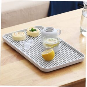 Zerodeko 1pc Drain Rack Coffee Table Tray Escurridor De para Fregadero Vegetable Tray Dish Rack Tray Appetizer Serving Platter Dish Dryer Rack Drying Mat Kitchen Tray Storage Tray