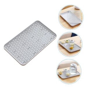 Zerodeko 1pc Drain Rack Coffee Table Tray Escurridor De para Fregadero Vegetable Tray Dish Rack Tray Appetizer Serving Platter Dish Dryer Rack Drying Mat Kitchen Tray Storage Tray