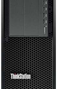 PCSP ThinkStation P520 - Windows 11 Pro Computer Tower with Intel Xeon W-2123 4-Core Processor, 2TB NVMe M.2 SSD, 32GB RAM, and Quadro M2000 Graphics Card (Renewed)