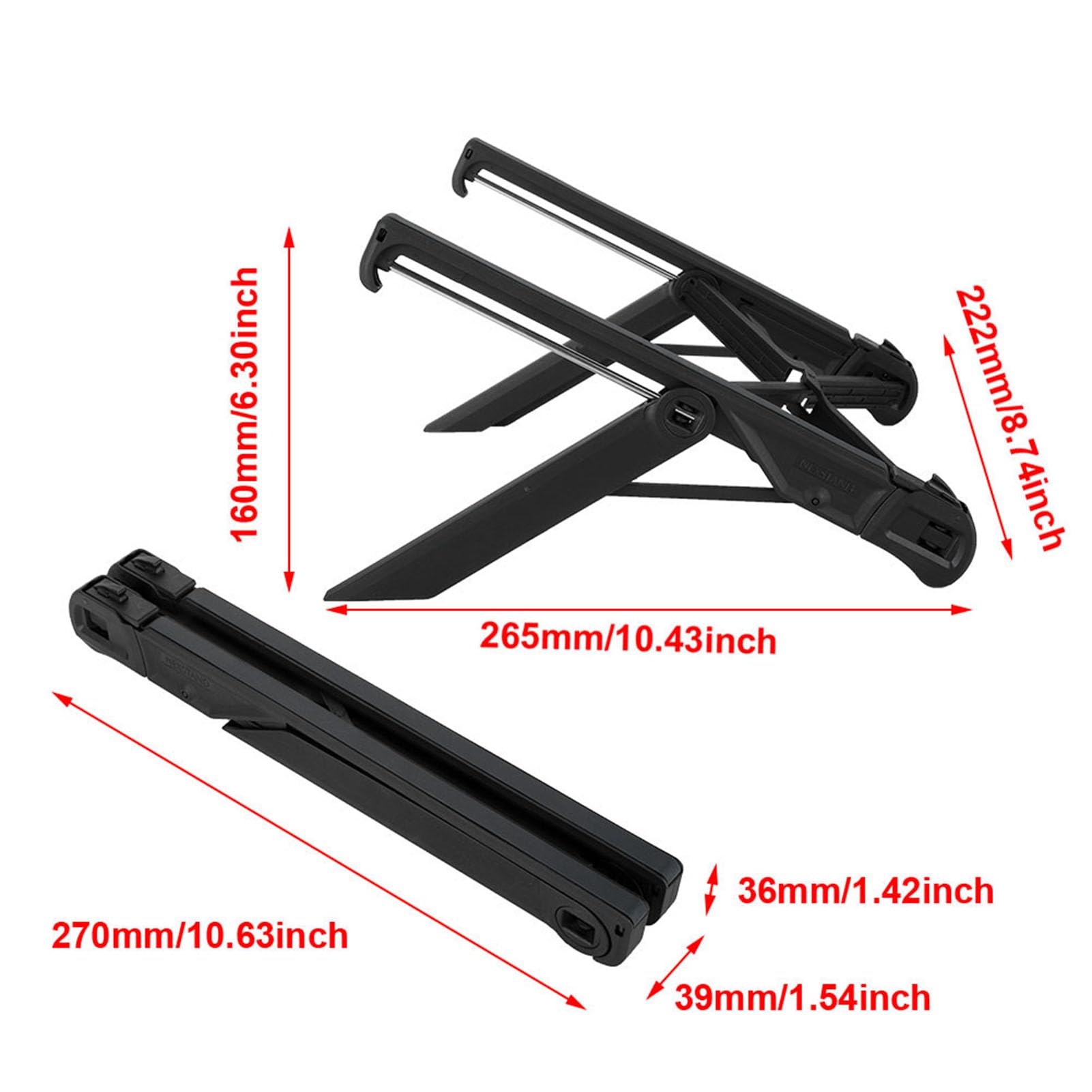 Laptop Stand for Desk Laptop Riser NEXSTAND K7 Foldable Adjustable Stand Holder Portable Monitor Tablet Notebook Stand for Laptops,Tablet