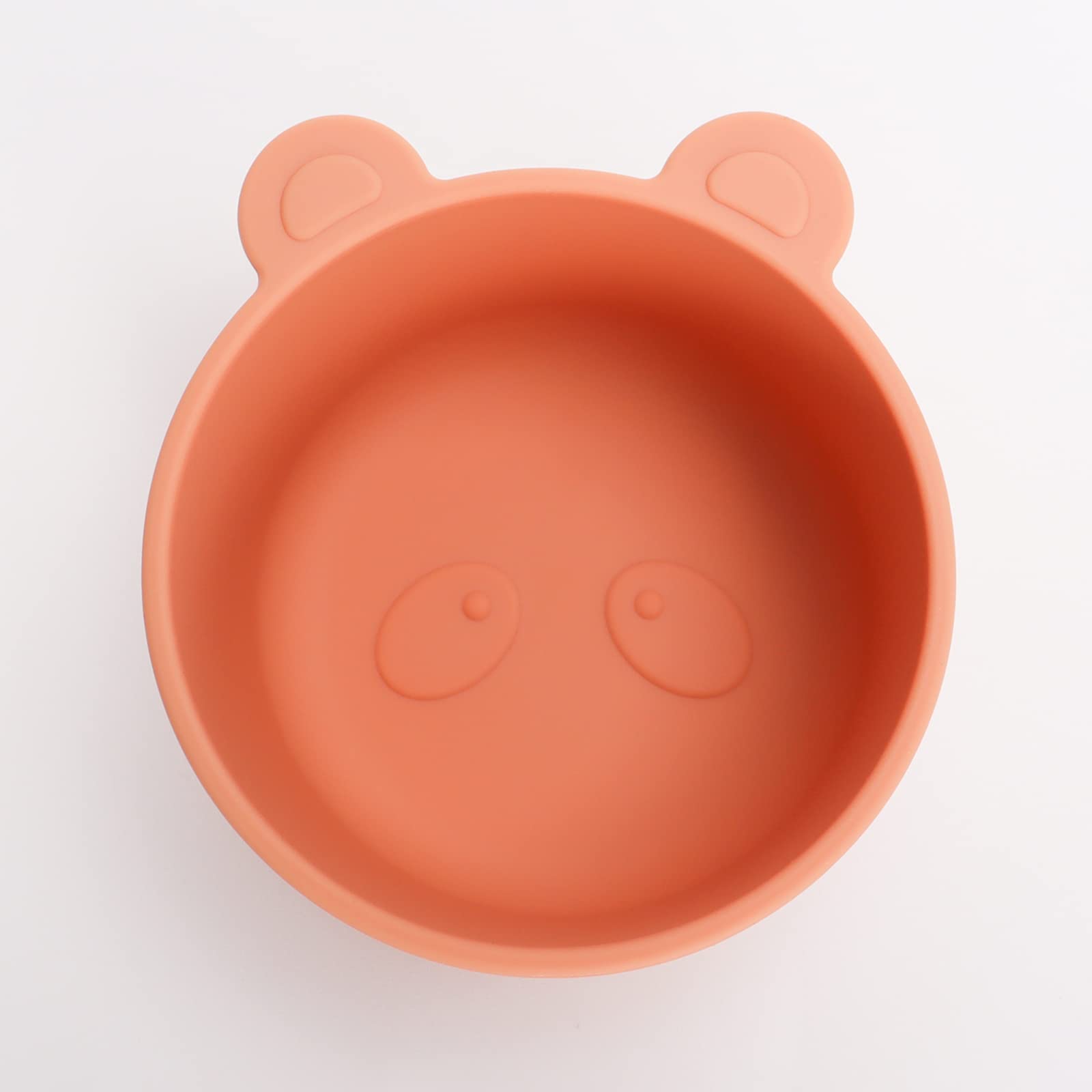 Ali+Oli Children's (3pc) Stackable Snack Bowl Set (Terracotta Blush) BPA Free Food-Grade Silicone Bowls for Infant & Toddler