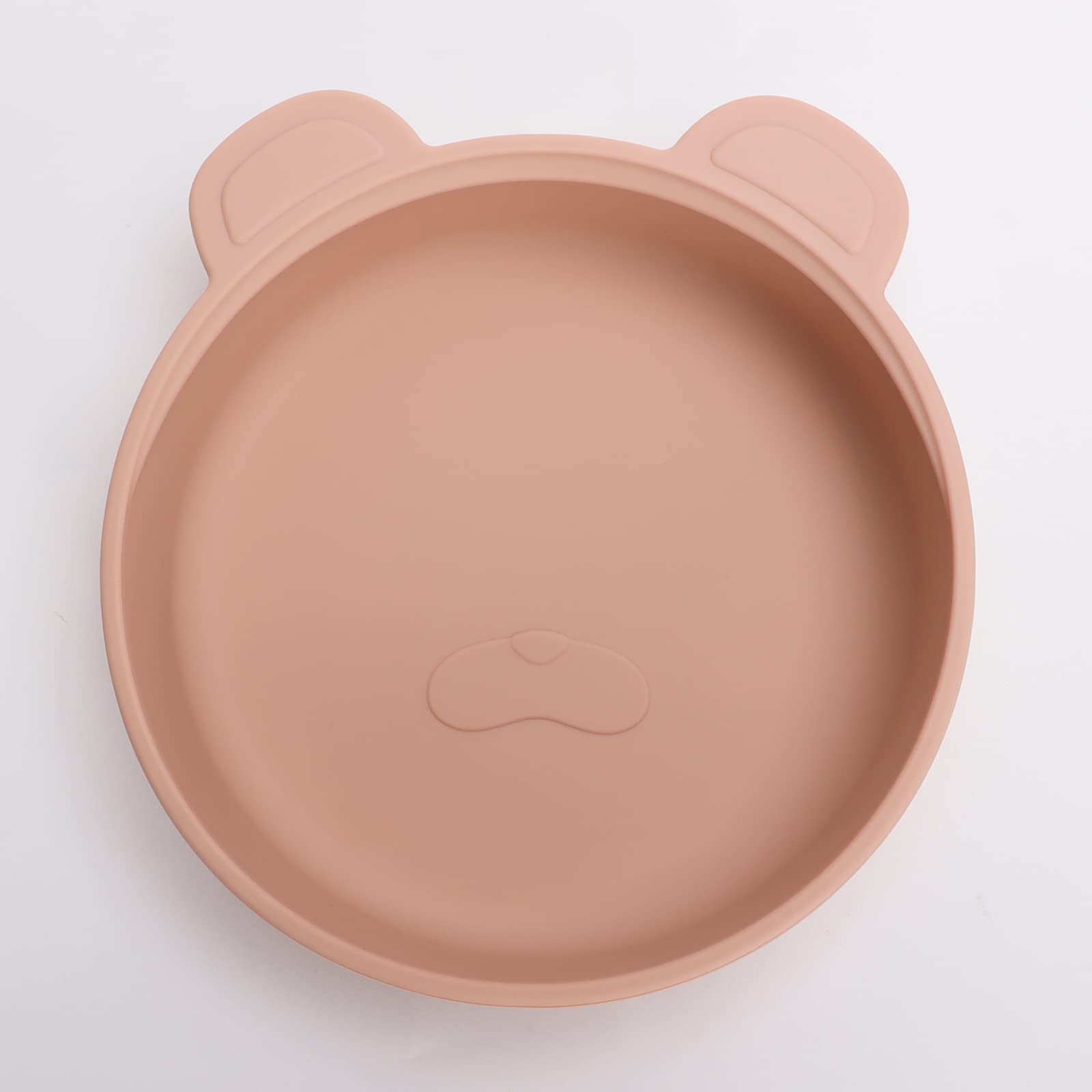 Ali+Oli Children's (3pc) Stackable Snack Bowl Set (Terracotta Blush) BPA Free Food-Grade Silicone Bowls for Infant & Toddler