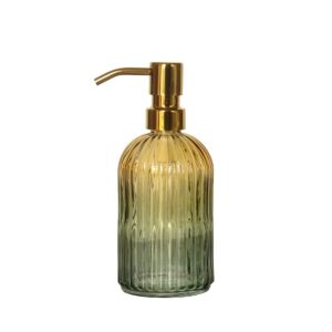 soap pump dispenser hand soap dispenser clear glass soap dispenser stainless steel gold pump refillable liquid soap dispensers for bathroom kitchen hotel lotions bottles dispenser