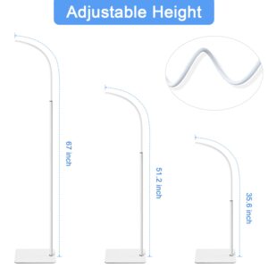 AOZTSUN 67 inch Adjustable Height Baby Monitor Floor Stand Holder for Infant Optics DXR-8 Pro,eufy HelloBaby HB65/HB66/HB248,ANMEATE SM935E or Any Cameras with 1/4 Screw Mount