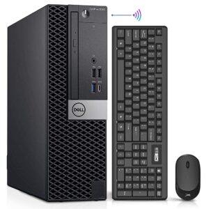 dell optiplex 5060 desktop computers windows 11 pc, intel hexa core i7-8700 3.2ghz, 16gb ram 512gb m.2 nvme ssd,intel ax210 built-in wifi 6e bluetooth 5.2, refurbished ddesktop computers (renewed)