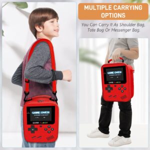 Lunch Box for Gamer Lunch Bag，Insulated Video Game Lunch Boxes Waterproof Leakproof with Adjustable Shoulder Strap