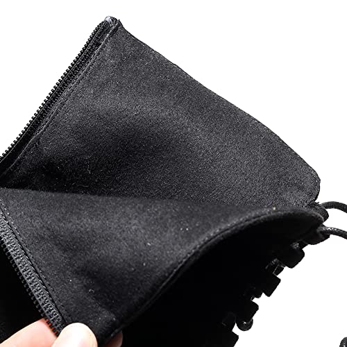 AOQUNFS Open Toe Dancing Boots Women High Heel Latin Ballroom Dance Shoes for Practice Wedding Party,7221-Black-7.5,US 5