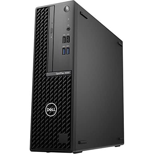 Dell OptiPlex 3000 SFF Small Form Factor Desktop Computer - 12th Gen Intel Core i5-12500 6-Core up to 4.60 GHz CPU, 16GB RAM, 256GB NVMe SSD + 1TB HDD, Intel UHD Graphics 770, DVD-RW, Windows 10 Pro