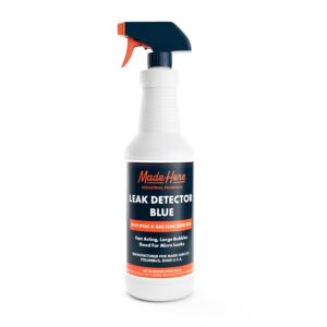 made here co. leak detector blue - fast acting, all-purpose leak detection for high & low temperature applications in gas & c02 systems