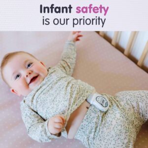 SNUZA Hero - Portable, Wearable Baby Abdominal Movement Monitor with Vibration and Alarm. - Newly Upgraded - Safer Sleeping for Infants.