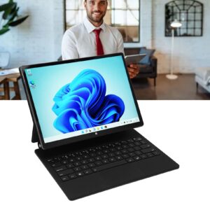 Heayzoki 13 Inch Tablet, 13 inch IPS Touch Screen Tablet with16GB DDR4 1TB SSD, Supports 2.4/5.0GHz WiFi, HD Tablet with Magnetic Keyboard, Stylus, 5200mAh