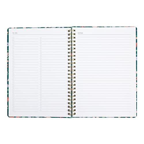 Letts Spring Valley Weekly/Monthly Planner, 12 Months, January to December, 2024, Wiro Binding, A5 Size, 8.25" x 5.875", Multilingual, Green (C082376-24)