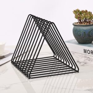 Mr. Pen- Triangle Wire Magazine Holder, 9 Slots, 2 Pack, Triangle Desk Organizers, Metal Wire Magazine Holder, Vinyl Holder, Magazine Holder for Desk, Vinyl Record Organizer, Vinyl Rack, Magazine Rack