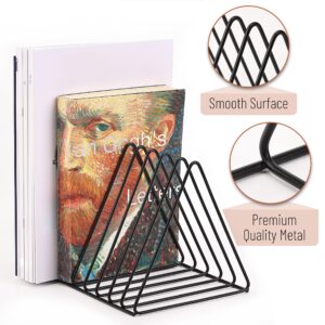 Mr. Pen- Triangle Wire Magazine Holder, 9 Slots, 2 Pack, Triangle Desk Organizers, Metal Wire Magazine Holder, Vinyl Holder, Magazine Holder for Desk, Vinyl Record Organizer, Vinyl Rack, Magazine Rack